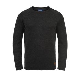 Strickfleece-Pullover Blend "Strickpullover BHDan", Herren, Gr. XXL, schwarz (schwarz 2), Obermaterial: 50% Baumwolle CO. 50% Polyacryl PAN., Pullover