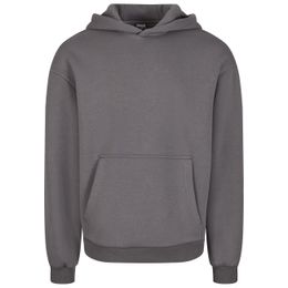 Kapuzensweatshirt Urban Classics "Urban Classics Fluffy Hoody", Herren, Gr. 4XL, magnet, 70% Baumwolle, 30% Polyester, unifarben, normal, ohne Ausschnitt, Sweatshirts