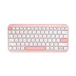 ASUS Marshmallow Tastatur KW100, Pink (Bluetooth, DE-Layout)