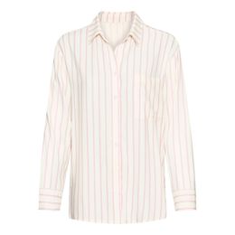 Lascana Schlafshirt Damen Gr&ouml;&szlig;e XXXL rosa / wei&szlig;