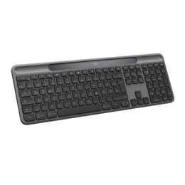 Logitech Signature Slim Solar+ kabellose Bluetooth Tastatur Solar Akku Graphit