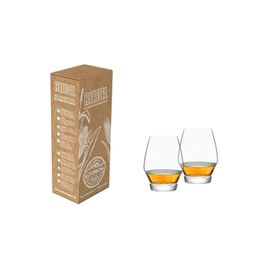 Riedel All American Bourbon Glas - 2er Set, Spirituosen Glas, Kristallglas, Sp&uuml;lmaschinenfest - 6416/73