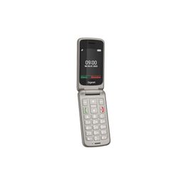 Gigaset GL 595 Titanium Handy (Silber, Seniorenhandy, Klapp)