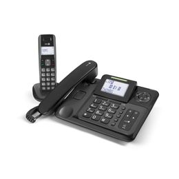 Doro Comfort 4005 Combo Schwarz Schnurgebundenes Telefon mit Mobilteil (Seniorentelefon, Gro&szlig;e Tasten, 1 Mobilteil)