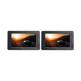 Denver MTW-1098 Tragbarer DVD Player (10 Zoll (25,4 cm), LCD Display, 12V Anschluss, Akku, USB, SD)