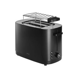 Zwilling 1026864 Enfinigy Toaster (2 Scheiben, 1000 W, Stahl, Silber, Br&ouml;tchenaufsatz, Auftaufunktion, Aufw&auml;rmfunktion)