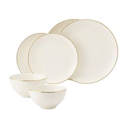 Seltmann Weiden Basic-Set Savona Goldlinie 6er Set