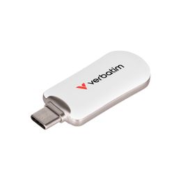 Verbatim Plectra USB-Stick 256 GB, USB-C, Wei&szlig; (30230)