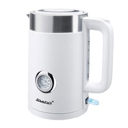 Steba WK 10 Bianco Wasserkocher wei&szlig; / Edelstahl