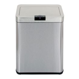 ECHTWERK Abfalleimer mit Sensor 48L SQUARE - Inox Silver