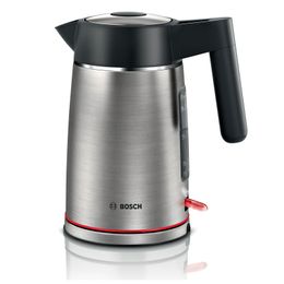 Bosch TWK6M480 Wasserkocher (1,7 Liter, 2400 W, Edelstahl, Tassenanzeige, Wasserstandsanzeige)