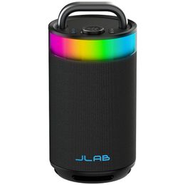 JLab Epic Speaker schwarz Bluetooth-Lautsprecher (100 Watt, RGB Beleuchtung, App, Multipairing, 360-Grad-Sound)
