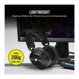 Corsair HS55 Stereo Carbon Gaming-Headset (3,5 mm Klinke, PC, Flip-to-mute-Funktion)