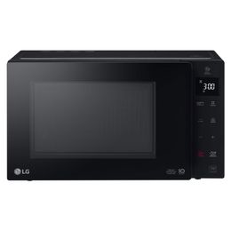 LG MH6535GIB Mikrowelle (25 Liter, 1.150 Watt Mikrowelle, 900 Watt Quarzgrill, Automatikprogramm, Glasdrehteller 29,2 cm, Touch Bedienfeld, LED-Anzeige, Smart Inverter Magnetron&reg;, Infrared Heating&reg; mit Carbon-Heizelement, antibakterielle EasyClean-Innenbe