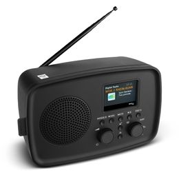 Medion LIFE DAB+ Radio DRE-1 (MD89288) schwarz DAB+ Radio (mit Wecker, Bluetooth, tragbar, UKW)