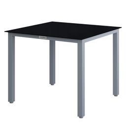 Casaria Gartentisch Bern Silber Alu 87x87x73cm