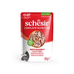 Schesir Katzenfutter Thunfisch Garnelen in Jelly 85 g