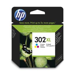 HP 302 XL cyan/magenta/gelb (F6U67AE) Druckerpatrone