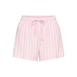 Lascana Pyjamashorts Damen Gr&ouml;&szlig;e S/M rosa / wei&szlig; Sommerkleid