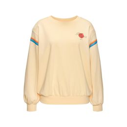 Bench Sweatshirt Damen Gr&ouml;&szlig;e XL blau / hellgelb / mandarine / schwarz