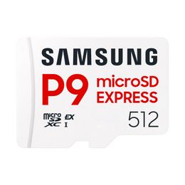 Samsung microSD P9 Express 512GB, wei&szlig; Speicherkarte