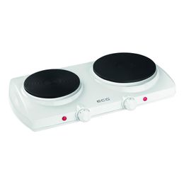 ECG Doppelkochplatte EV 2512 White