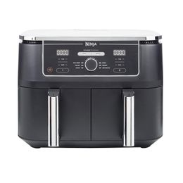 Ninja AF400EU MAX Dual Zone Hei&szlig;luftfritteuse (9,5 l Fassungsverm&ouml;gen, Schwarz, Display)