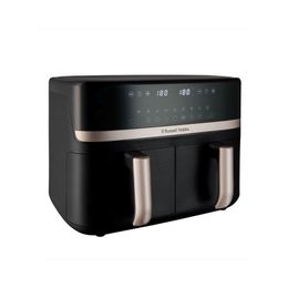 Russell Hobbs 27680-56 SatisFry Air 9L Doppel-Hei&szlig;luftfritteuse (9 l Fassungsverm&ouml;gen, 2800 Watt, 9 Programme, Touch-Display)