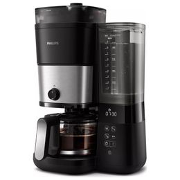 Philips HD 7900/01 Filterkaffeemaschine (10 Tassen, 1,25 l Wassertank, Glaskanne, Mahlwerk, Tropf-Stopp, Warmhaltefunktion, Wasserstandanzeige, Aroma-Twister)