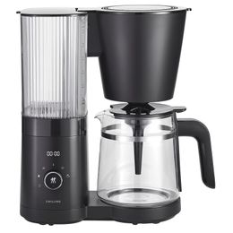 Zwilling 1010447 Enfinigy Filterkaffeemaschine (12 Tassen, 1,5 l Wassertank, Glaskanne, Warmhalteplatte, schwarz)