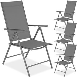 TecTake&reg; Gartenstuhl, klappbar, 8-fach verstellbare R&uuml;ckenlehne, 54,5 x 65 x 107,5 cm