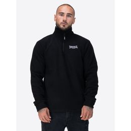Lonsdale Herren Sweatshirt mit Viertelrei&szlig;verschluss normale Passform LOSTOCK