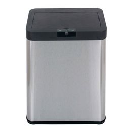 ECHTWERK Abfalleimer mit Sensor 48L SQUARE - Inox Brushed