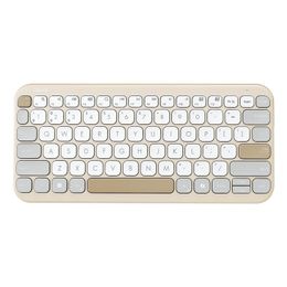 ASUS Marshmallow Tastatur KW100, Beige (Bluetooth, DE-Layout)