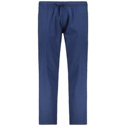 Jack & Jones Herren Gro&szlig;e Gr&ouml;&szlig;en | Jack&Jones Jogpants aus Baumwoll-Leinenmix Farbe blau Gr&ouml;&szlig;e: W42