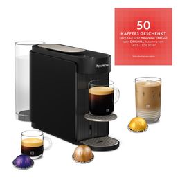 Nespresso Krups VERTUO Up Kaffeekapselmaschine Kapselmaschine One-Touch-System Ink Black, XN9408