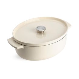 KitchenAid CC006062-001 Br&auml;ter mit Deckel - Oval 30cm Creme