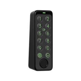 SwitchBot Keypad Touch, Smartes Codeschloss f&uuml;r Lock Pro, mit Fingerabdrucksensor und Appsteuerung, Schwarz