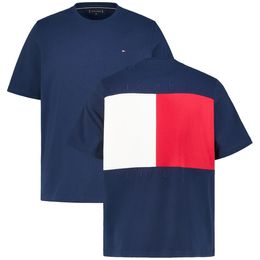 Herren Gro&szlig;e Gr&ouml;&szlig;en | Tommy Hilfiger T-Shirt mit R&uuml;ckenprint Farbe dunkelblau Gr&ouml;&szlig;e: 4XL