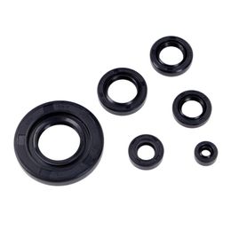 Wellendichtring Satz 6-teilig schwarz f&uuml;r Honda MT, MB, MTX, MBX 50ccn / 80ccm