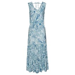 Buffalo Kleid Damen Gr&ouml;&szlig;e 40 saphir / opal / wei&szlig; Sommerkleid