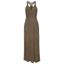 Lascana Kleid Damen Gr&ouml;&szlig;e 40 oliv Sommerkleid