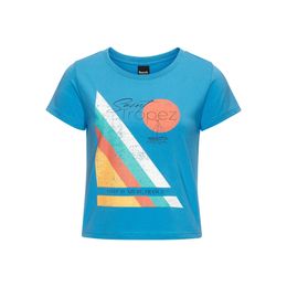 Bench T-Shirt Damen Gr&ouml;&szlig;e XS azur / zitronengelb / koralle / offwhite
