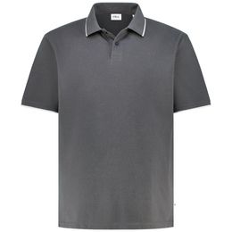 Herren Gro&szlig;e Gr&ouml;&szlig;en | s.Oliver Poloshirt mit Kontrastdetails Farbe dunkelgrau Gr&ouml;&szlig;e: 5XL