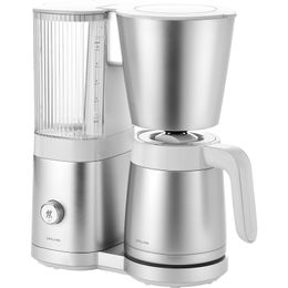 Zwilling Enfinigy 1022565 silber Filterkaffeemaschine (10 Tassen, 1,25 l Wassertank, Edelstahl-Thermokanne, Blooming-Funktion, 92?96 &deg;C Br&uuml;htemperatur)