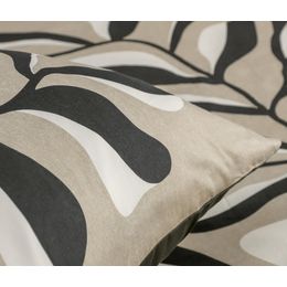 Tchibo - Sch&ouml;ner WOHNEN-Kollektion Bettw&auml;sche &raquo;Plant&laquo; - schwarz