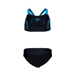 arena Feel Kinder-Bikini Openings Energy Back - M&auml;dchen - Gr. 128 - schwarz