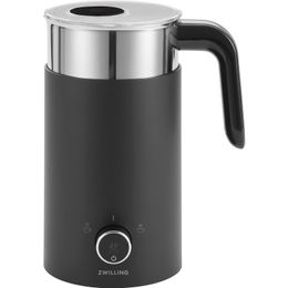 Zwilling 1010479 Enfinigy Milchaufsch&auml;umer (0,4 Liter, 600 Watt, Kunststoff/Edelstahl, Schwarz, geeignet f&uuml;r pflanzliche Milch-Alternativen, 2 Aufs&auml;tze, hei&szlig;e und kalte Getr&auml;nke)