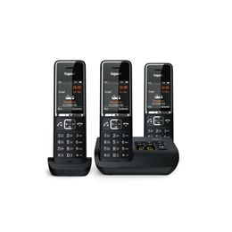 Gigaset Comfort 550A Trio schwarz Schnurloses-Telefon