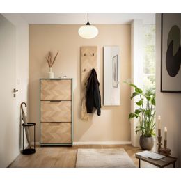 Tchibo - Spiegelelement &raquo;Piazza&laquo; - 31,5x120x6cm - silber - Holz / Glas